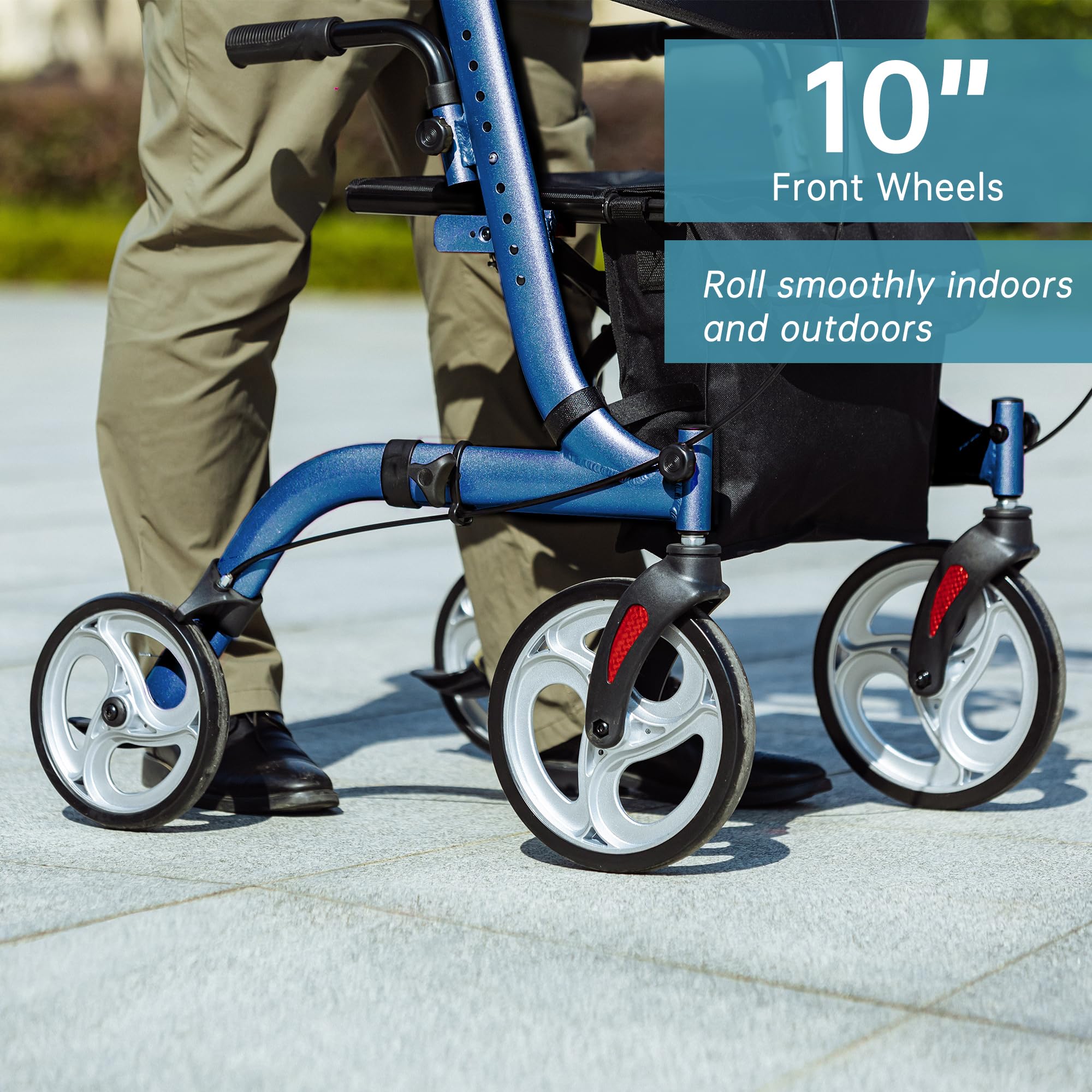 Mua Upright Walker, Stand Up Folding Rollator Walker Back Erect Rolling ...