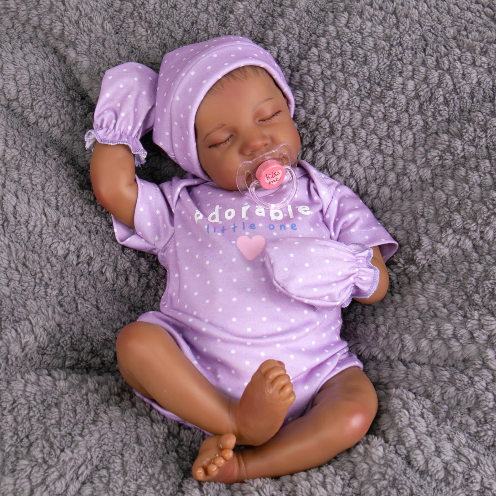 Aori Reborn Baby Dolls Black Girl- 18-inch Realistic Baby Dolls ...