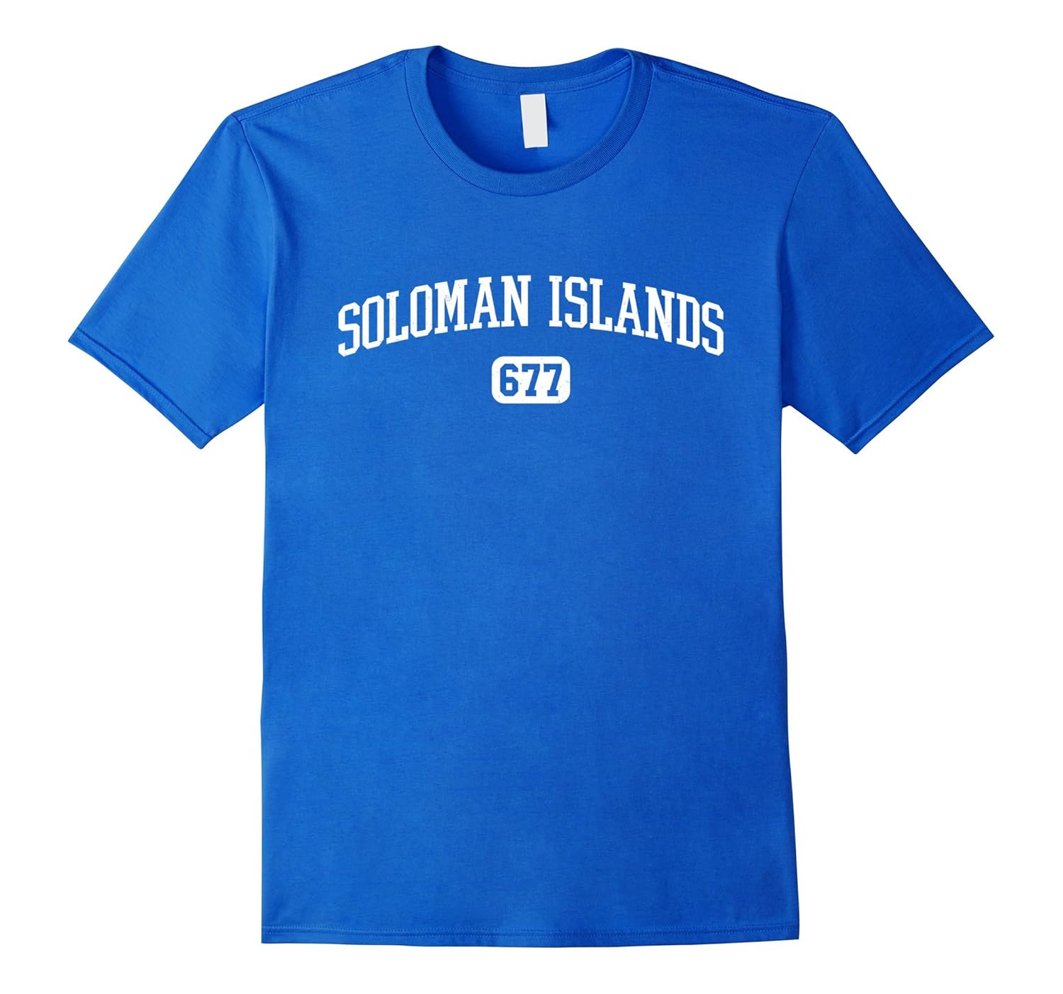 Solomon Islands 677 Area Code Local Simple Honiara T-Shirt-BN – Banazatee