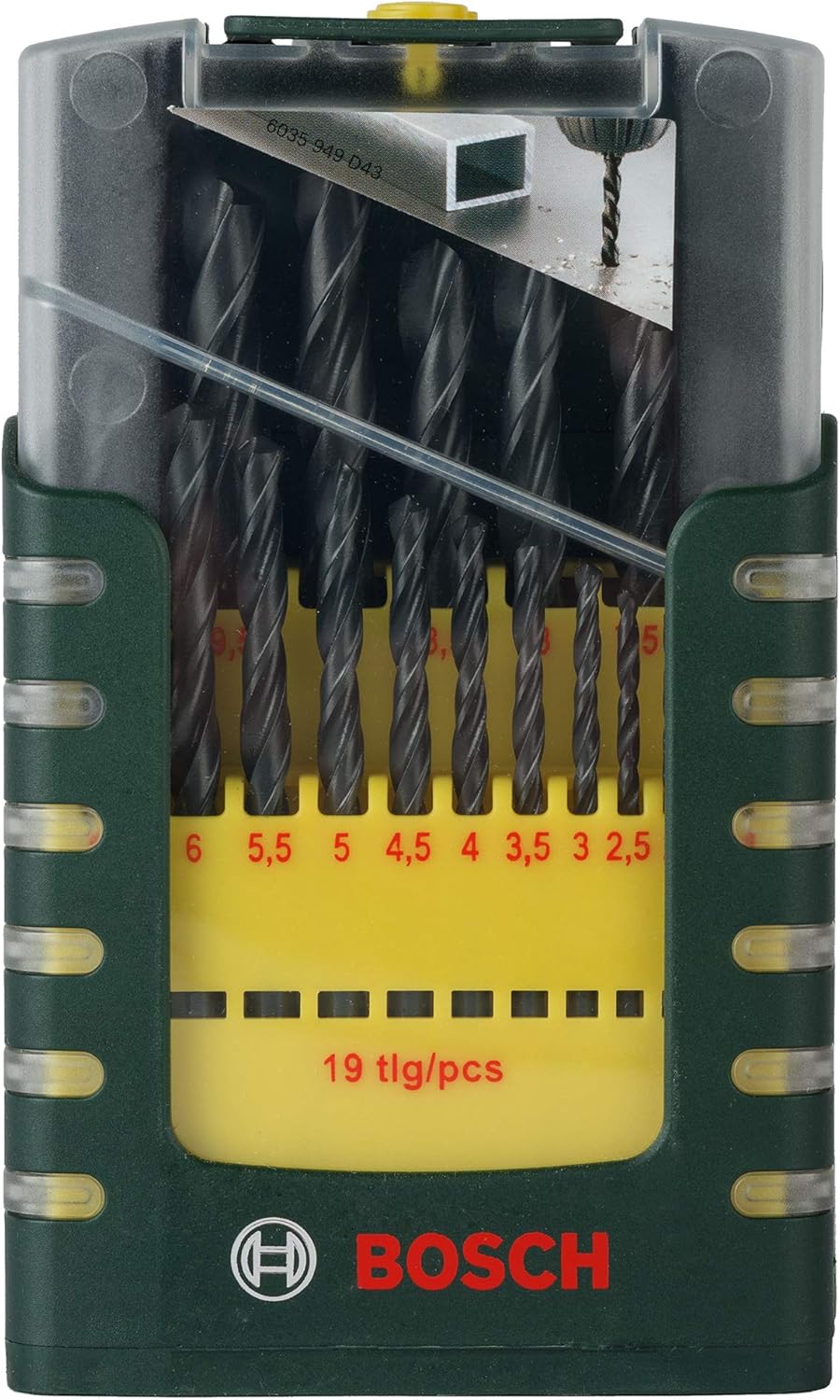Bosch Home and Garden 2607017151 19-Piece HSS-R Metal Drill bit Set ...