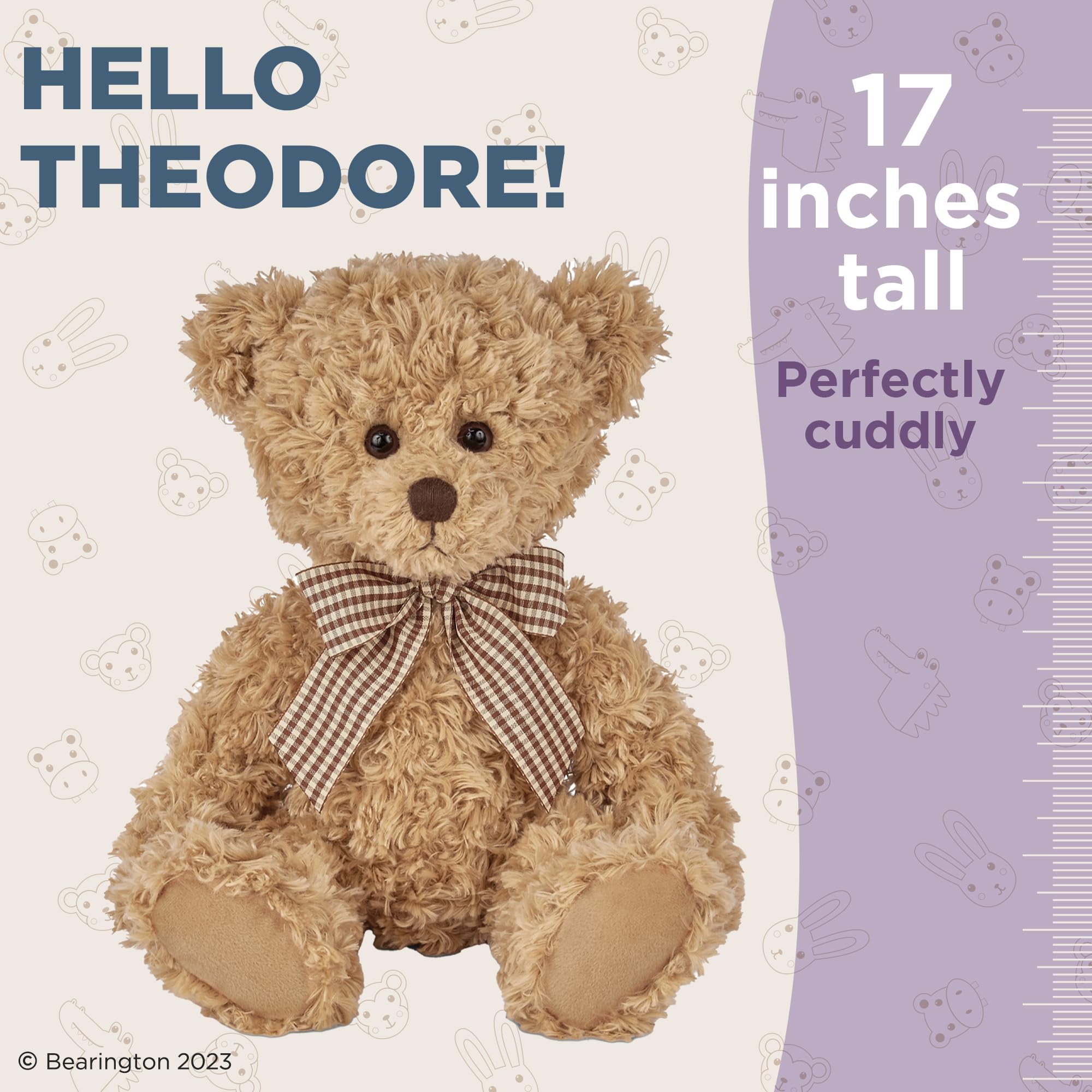 Mua Bearington Theodore The Brown Teddy Bear Plush, 17 Inch Bear ...