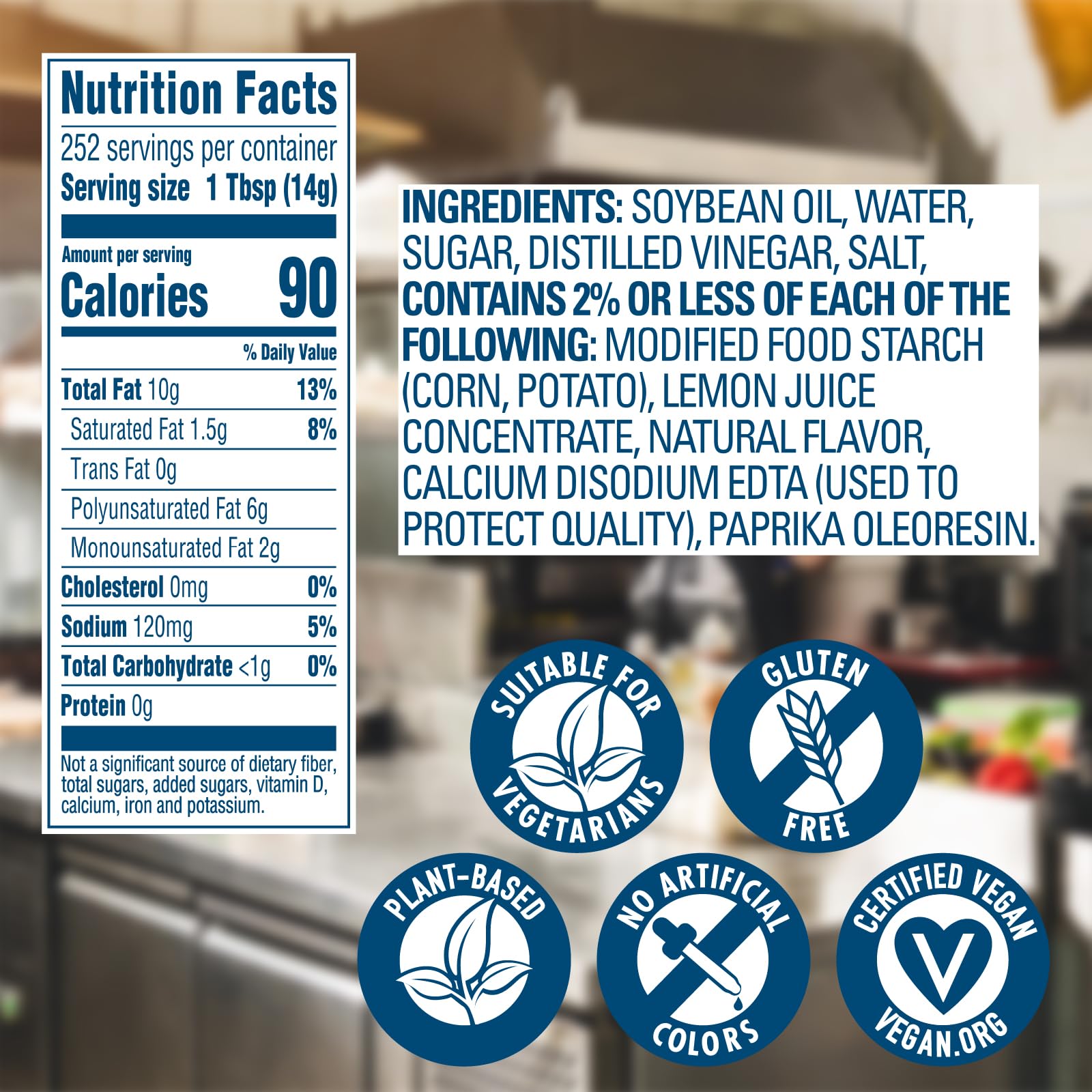 Mua Best Foods Vegan Mayonnaise Jar Made with Non GMO Sourced ...