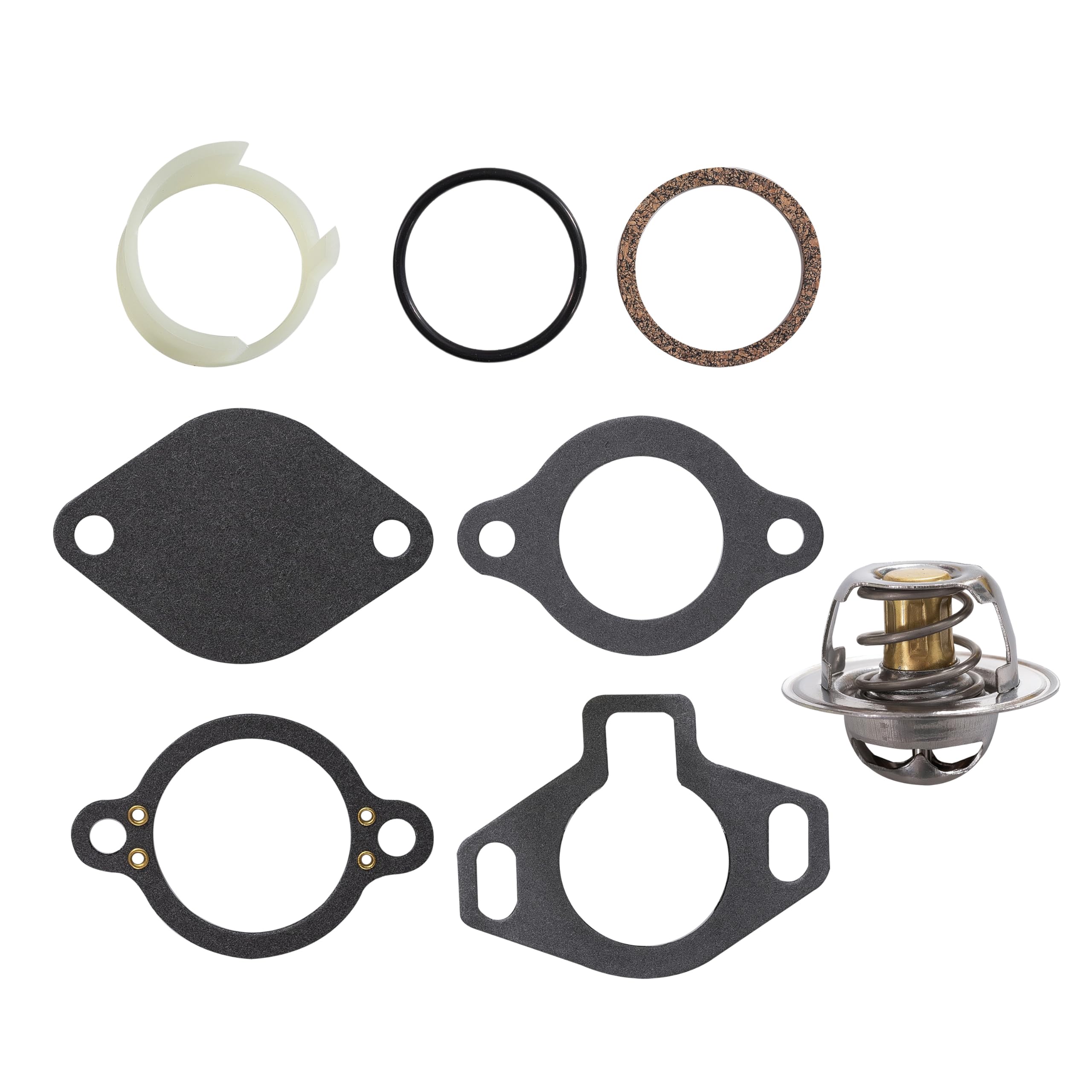 Thermostat Kit 160° with Plastic Sleeve for Mercury Mercruiser 807252Q5 ...