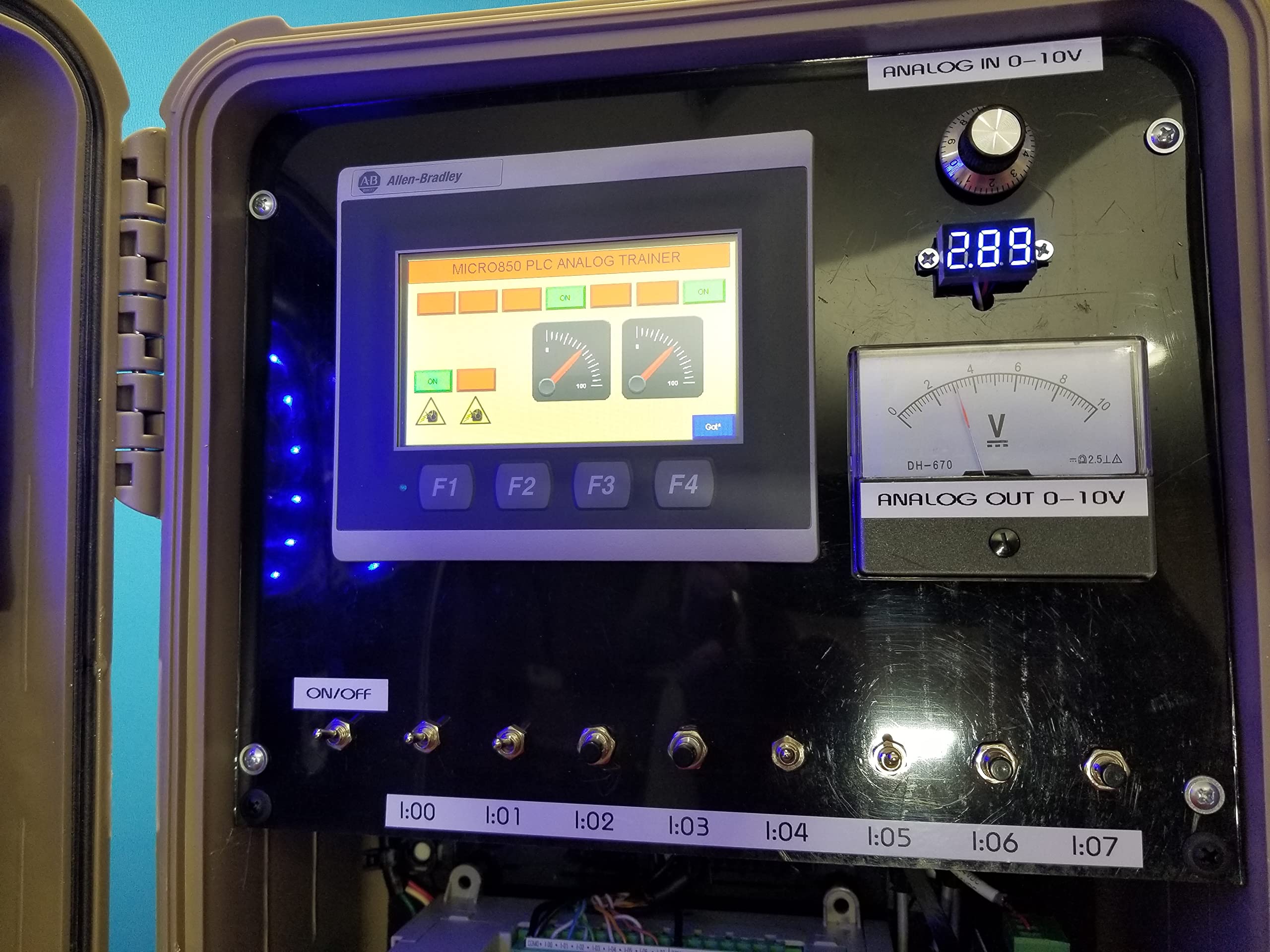 Mua Allen-Bradley PLC Trainer Training Kit with Micro850 Processor with ...