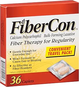 Amazon.com: Fibercon Fiber Therapy for Regularity with Calcium ...
