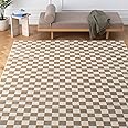 Amazon.com: Revival Rugs Gambit 8'x10’ Checkered Rug Washable Area Rug ...