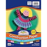 Amazon.com : SunWorks Construction Paper, 10 Assorted Colors, 9" x 12 ...