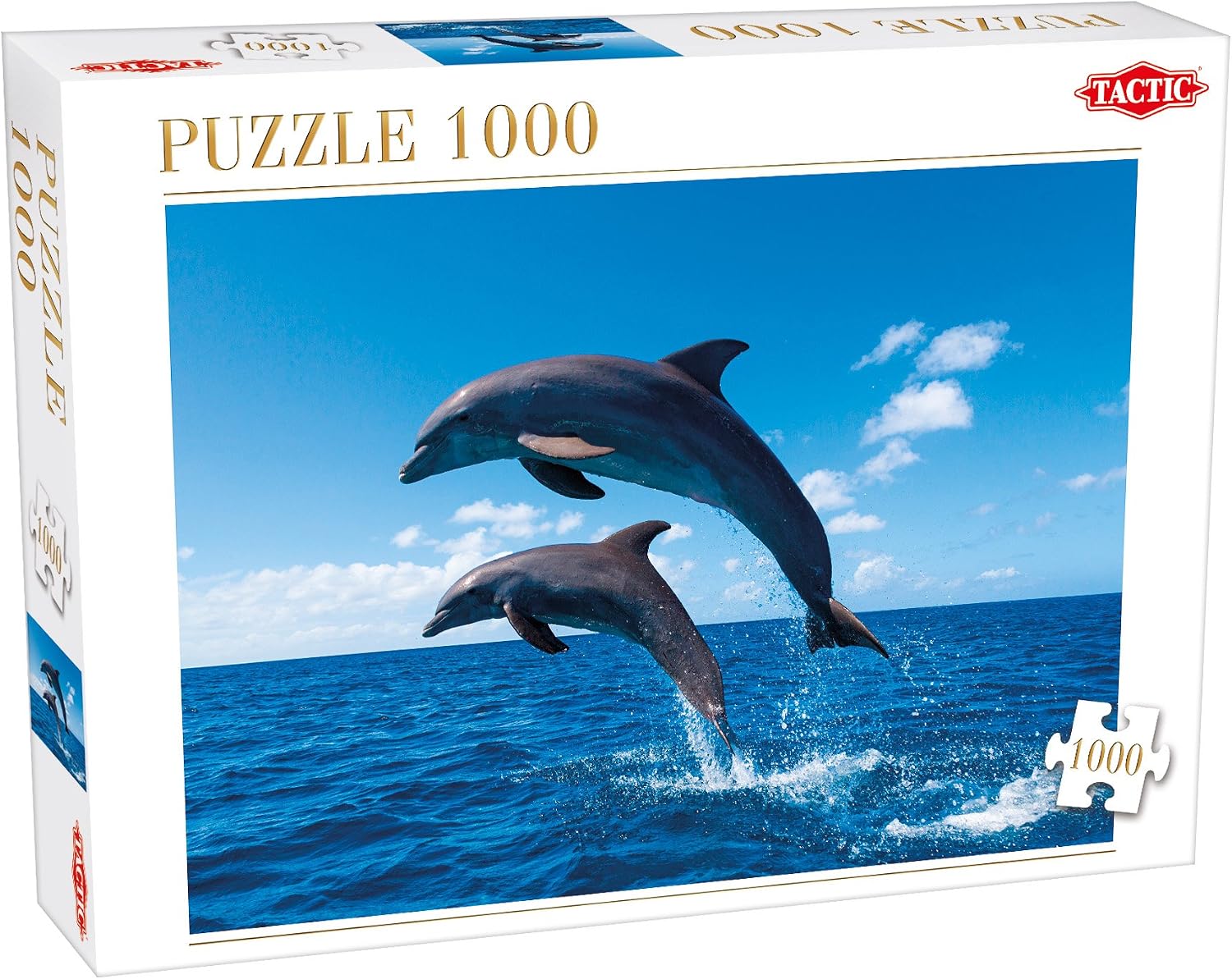 Tactic 53864 Two Dolphins Jumping Puzzle (1000-Piece): Amazon.co.uk ...