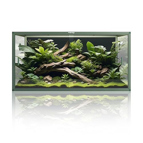 Phailozoo 120 Gallon Bearded Dragon Tank,48" x 24" x 24" Reptile Tank ...