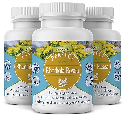 Perfect Supplements – Perfect Rhodiola Rosea – 60 Capsules – Natural ...
