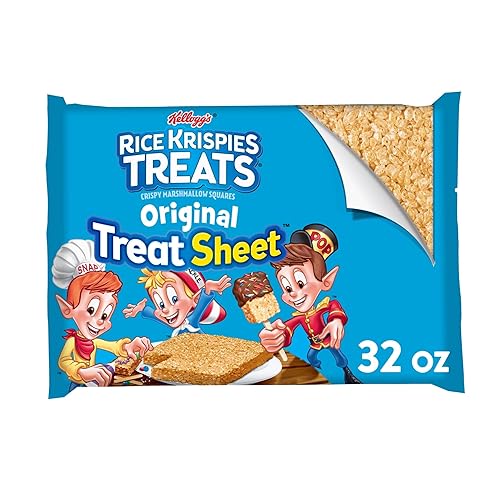 Rice Krispies Treats Marshmallow Snack Sheet, Kids Snacks, Treat Making ...
