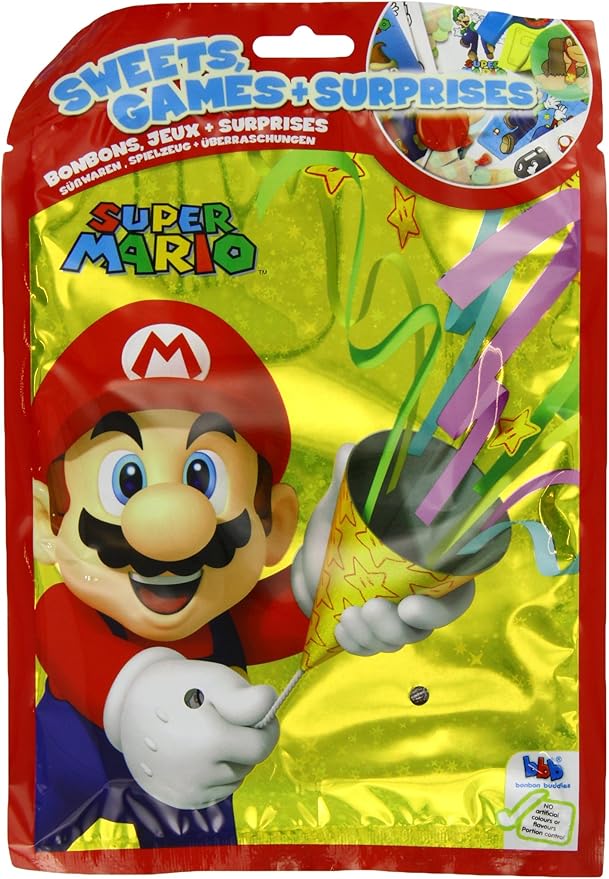 Bon Bon Buddies Super Mario Surprise Bag 15 g (Pack of 5): Amazon.co.uk ...