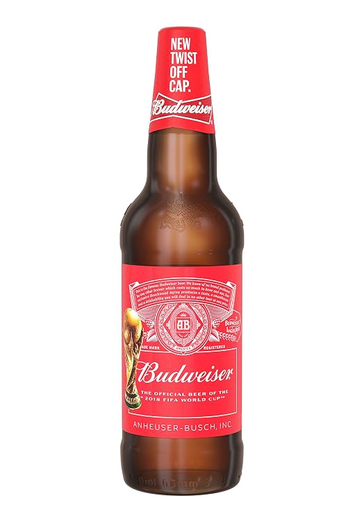 Budweiser Lager Beer Bottle, 660ml: Amazon.co.uk: Prime Pantry