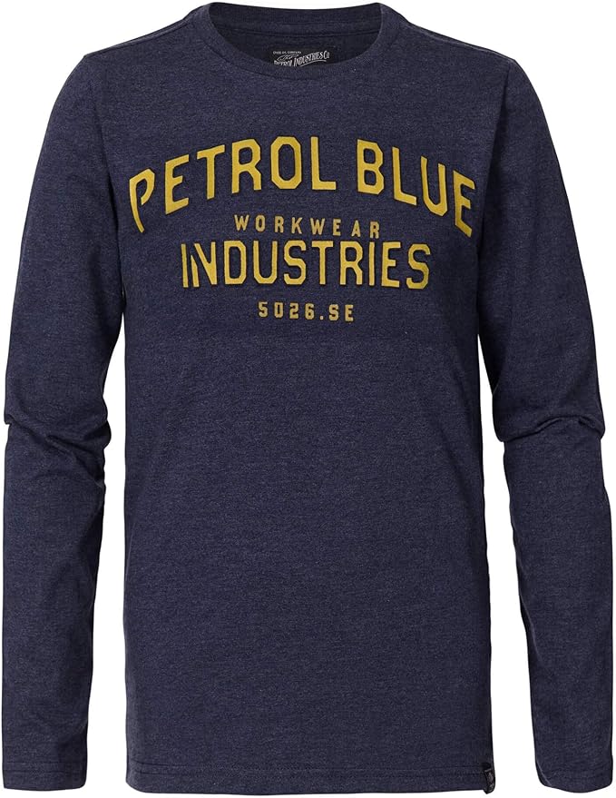 Petrol Industries Shirt Long Sleeves Mottled: Amazon.co.uk: Clothing