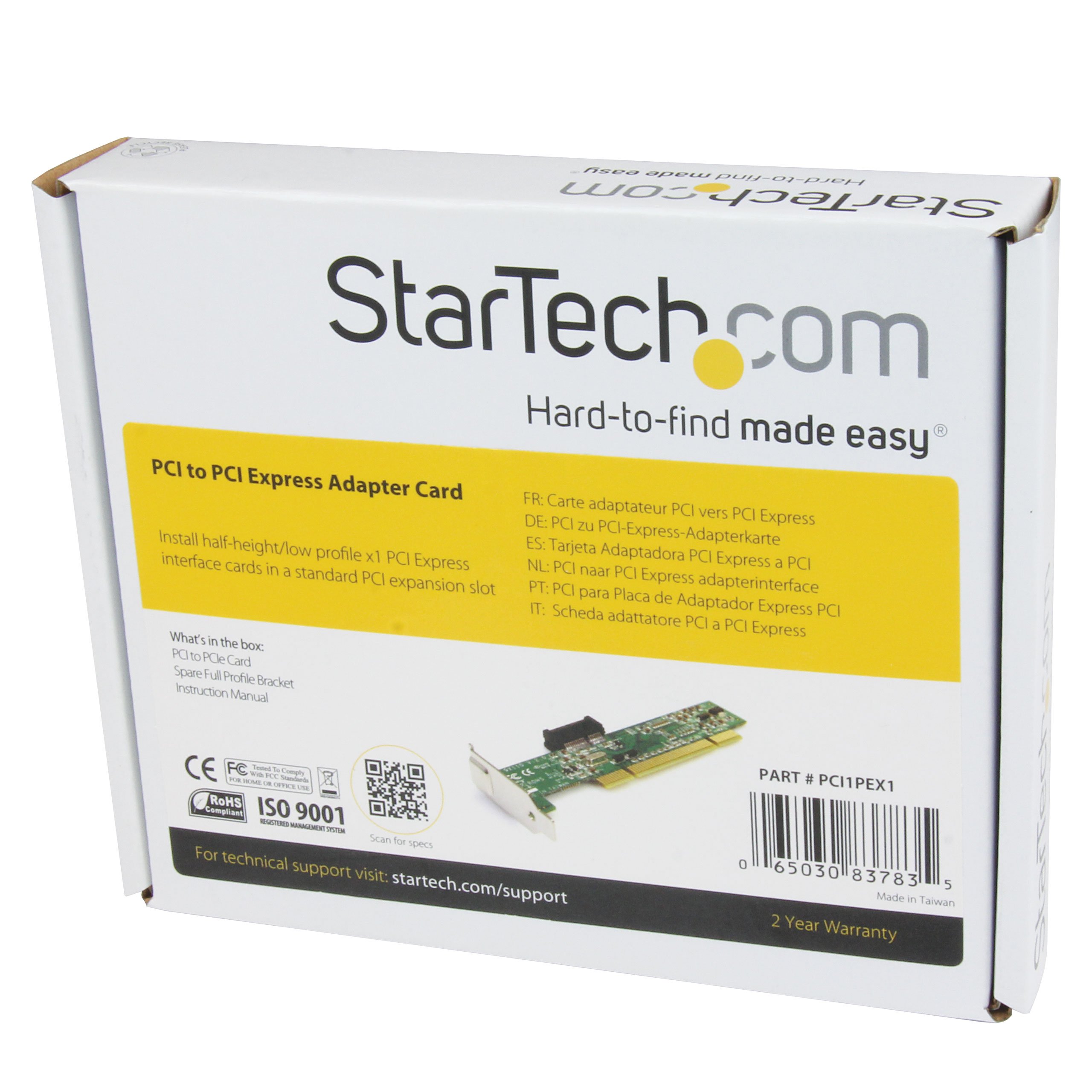 Mua StarTech.com PCI to PCI Express Adapter Card - PCIe x1 (5V) to PCI ...