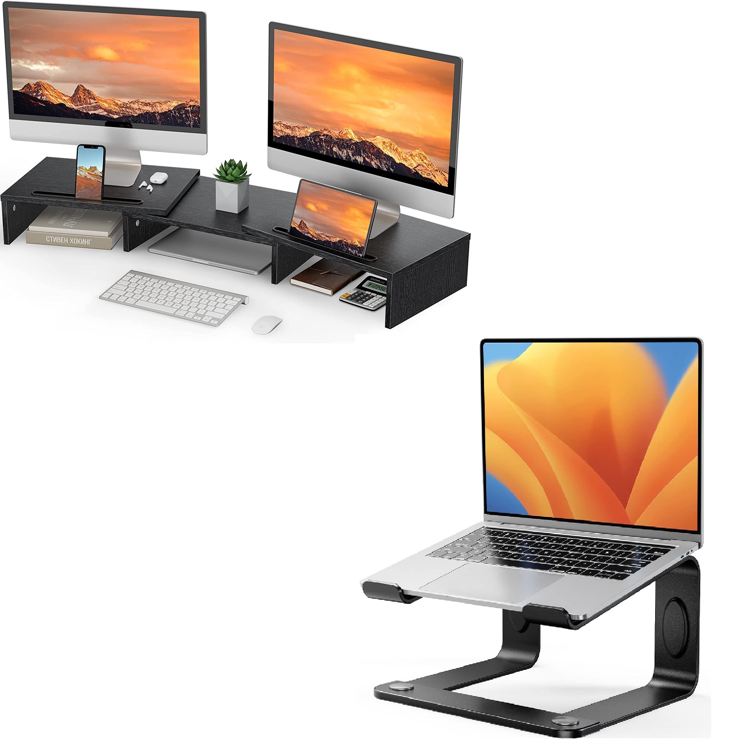 Mua LORYERGO Dual Monitor Stand & Laptop Stand trên Amazon Mỹ chính ...
