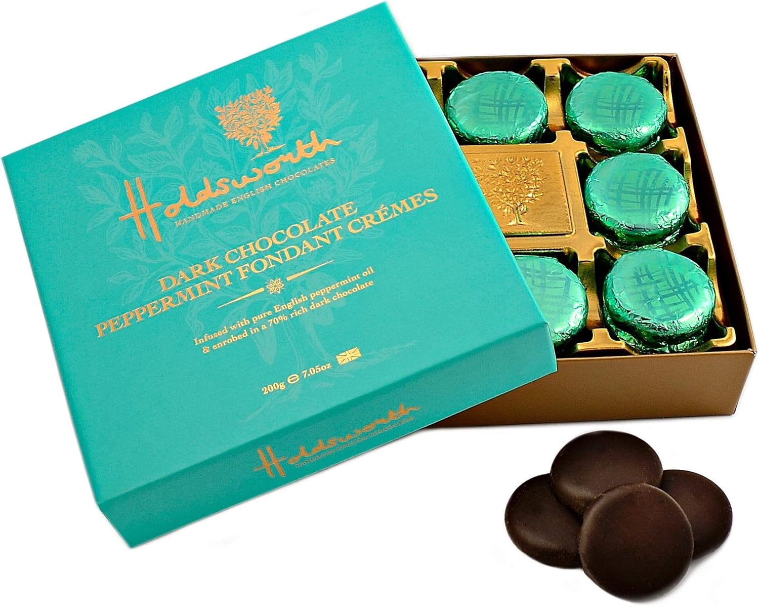Holdsworth Chocolates Dark Chocolate English Peppermint Fondant Crémes ...