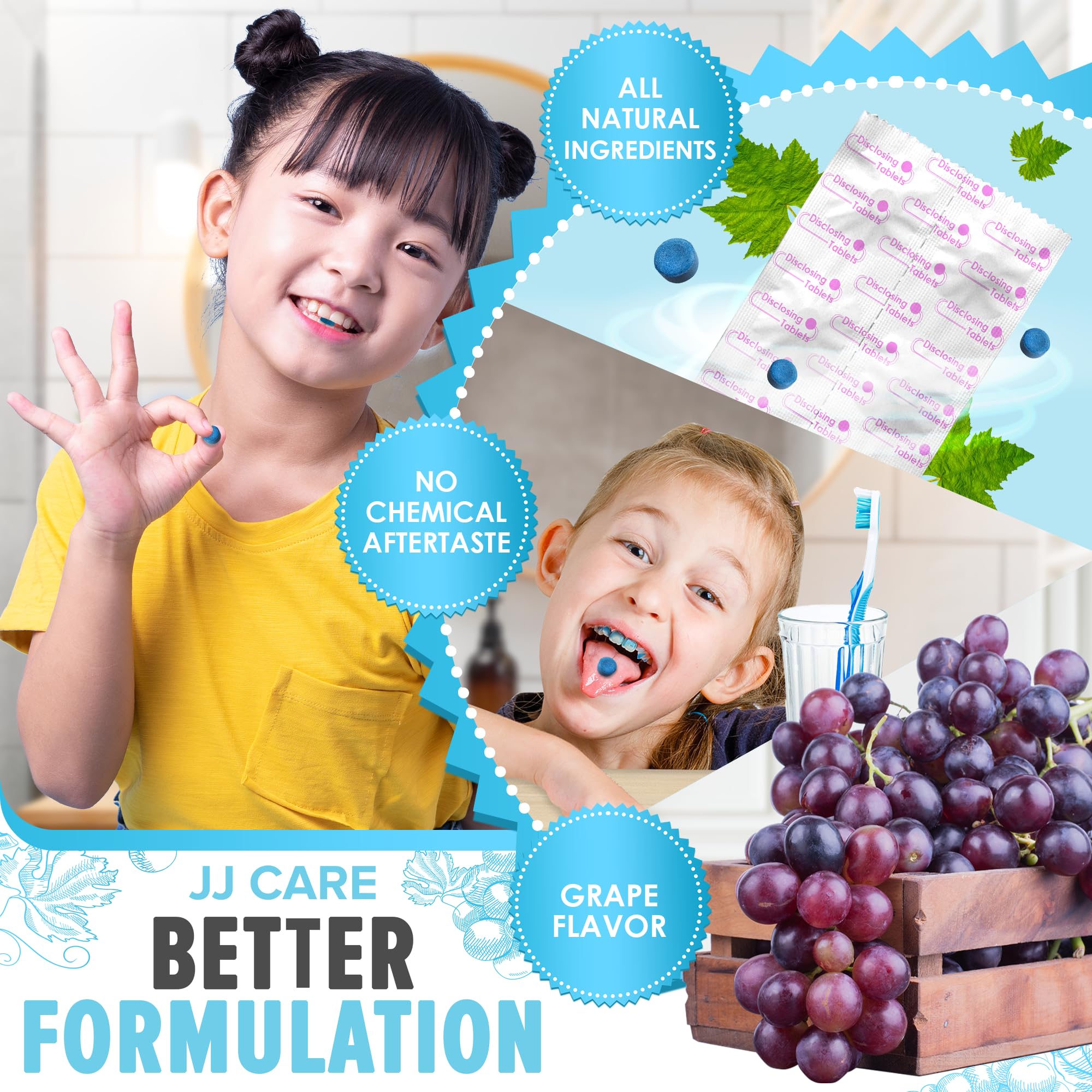 Mua JJ Care Plaque Disclosing Tablets for Teeth - 150 Count ...