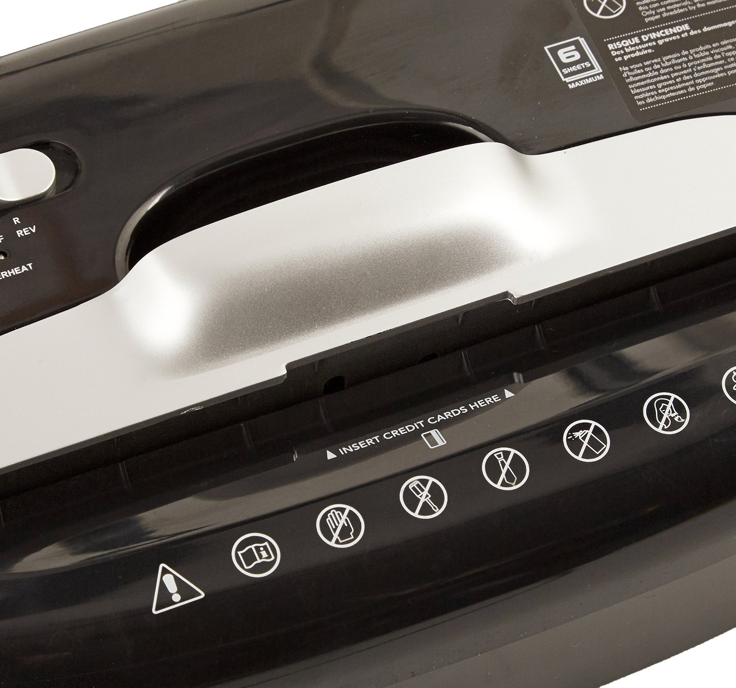 AmazonBasics 6-Sheet High-Security Micro-Cut Paper and Credit Card Shredder
