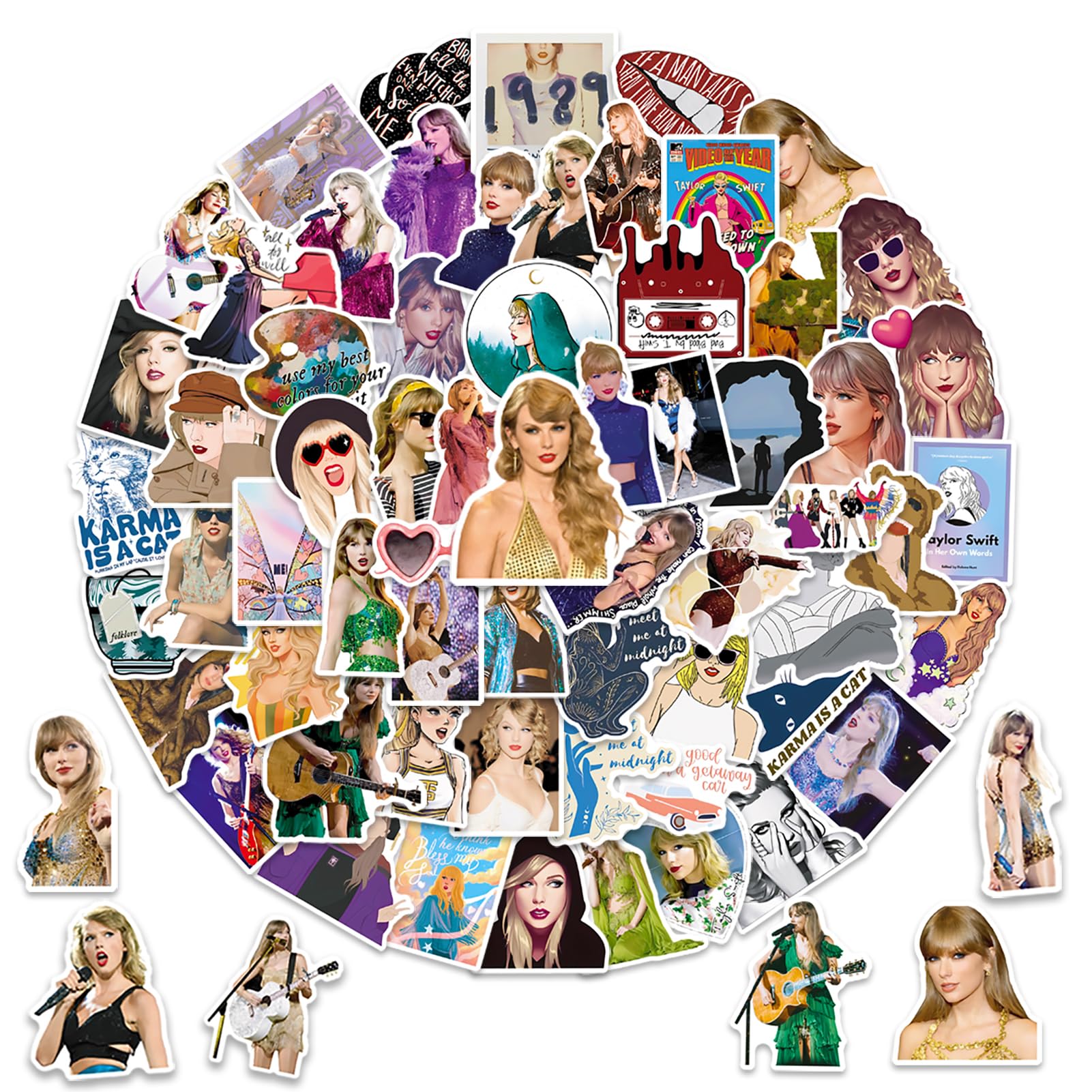 JCQAYB 100pcs Singer Taylor Sticker For Women,Popular Singer Taylor ...