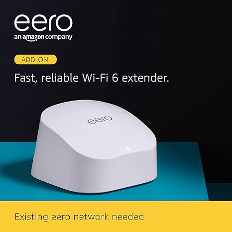 Introducing Amazon eero 6 dual-band mesh Wi-Fi 6 extender | Expands ...