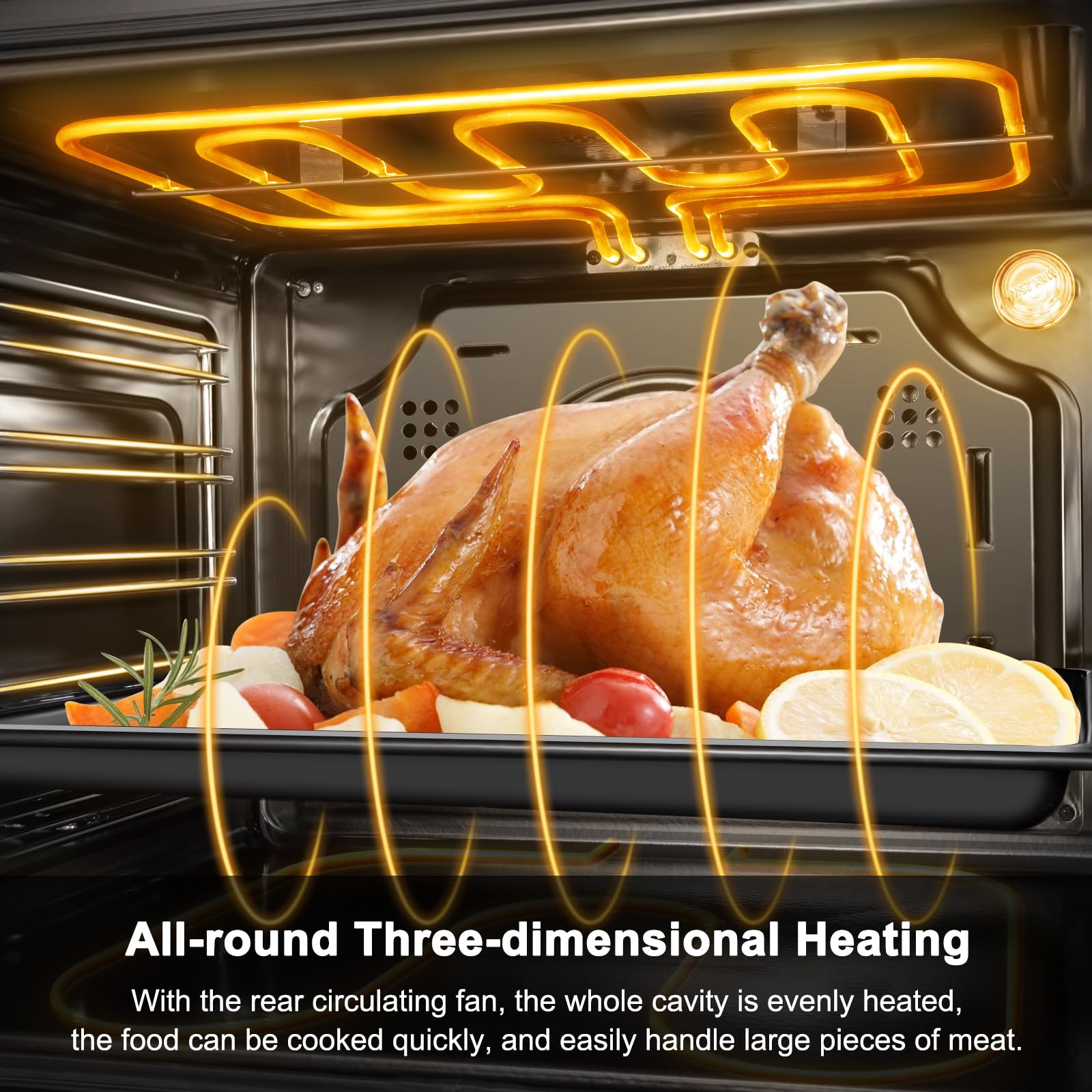 Mua AMZCHEF Single Wall Oven 24" Built-in Electric Ovens with 11 ...