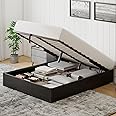 Amazon.com: YUMPIE Lift Up Storage Bed Frame, Full Size Wooden Platform ...