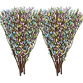 Amazon.com: Juinte 60 Pcs Easter Artificial Berry Garland Spring Pip ...