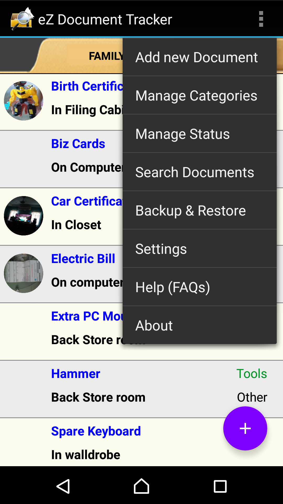 Amazon.com: eZ Document Tracker (Free) : Apps & Games