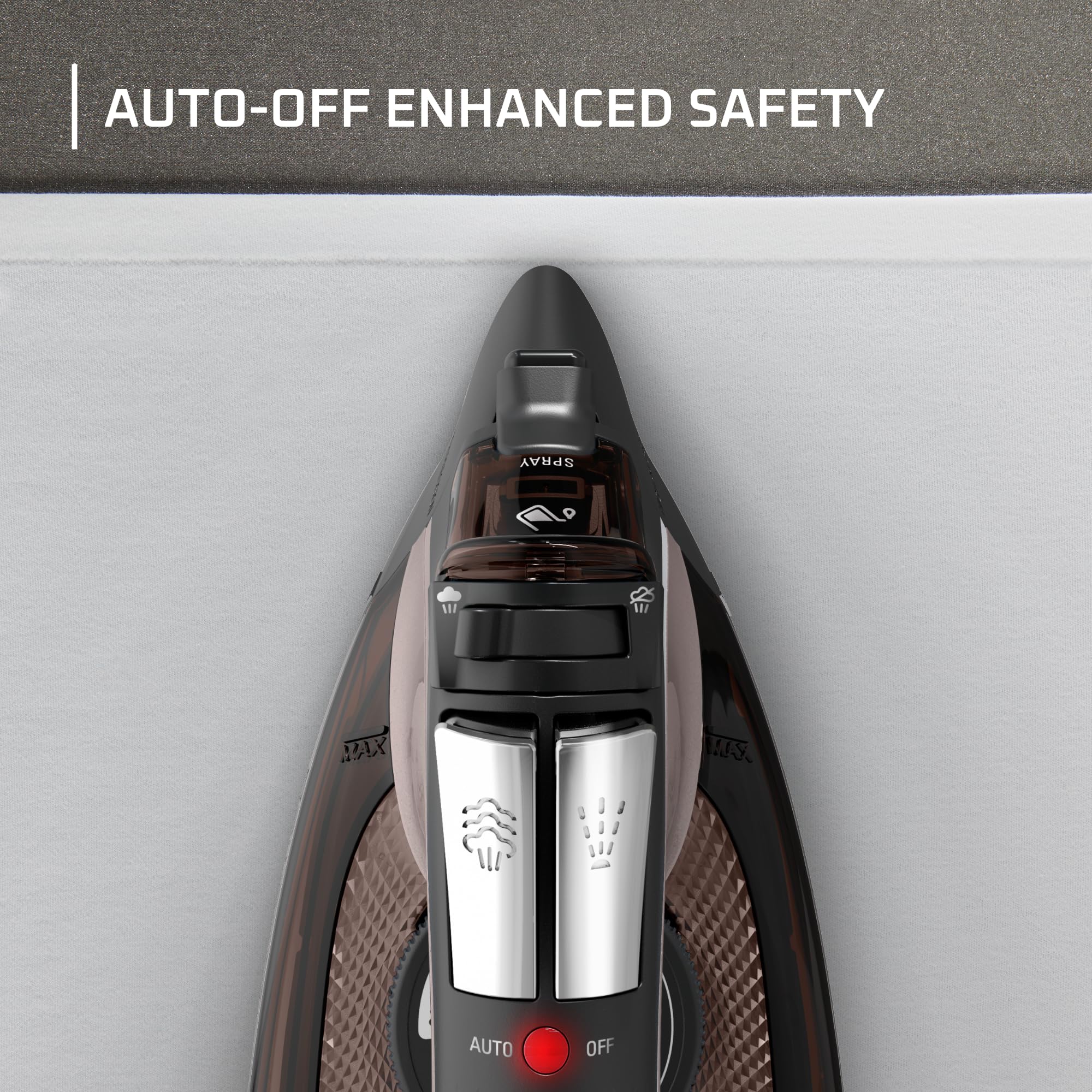 Mua Iron, Access Stainless Steel Soleplate Steam Iron with Retractable ...