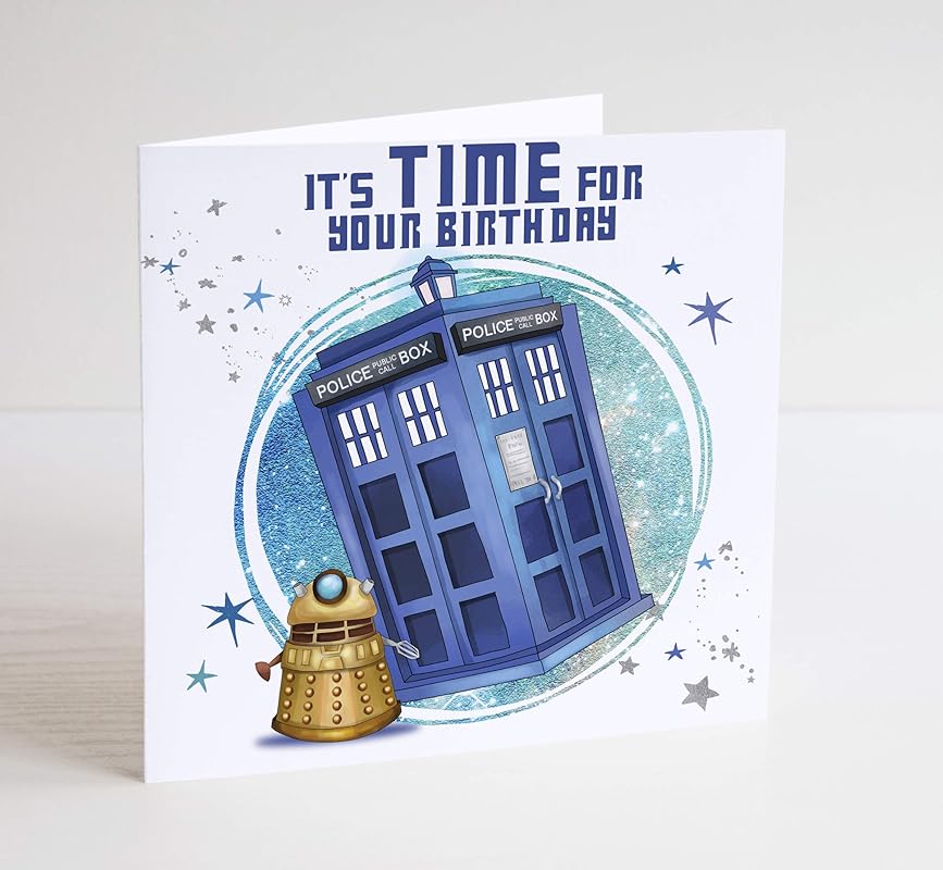 Doctor Who Personalised Birthday Card: Amazon.co.uk: Handmade