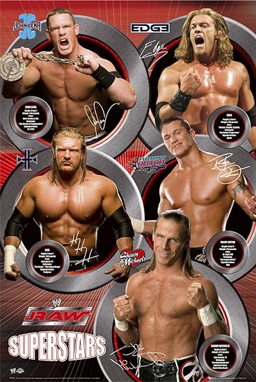 Amazon.com: Sport Posters: WWE Superstars Raw - WWE Superstars Raw ...