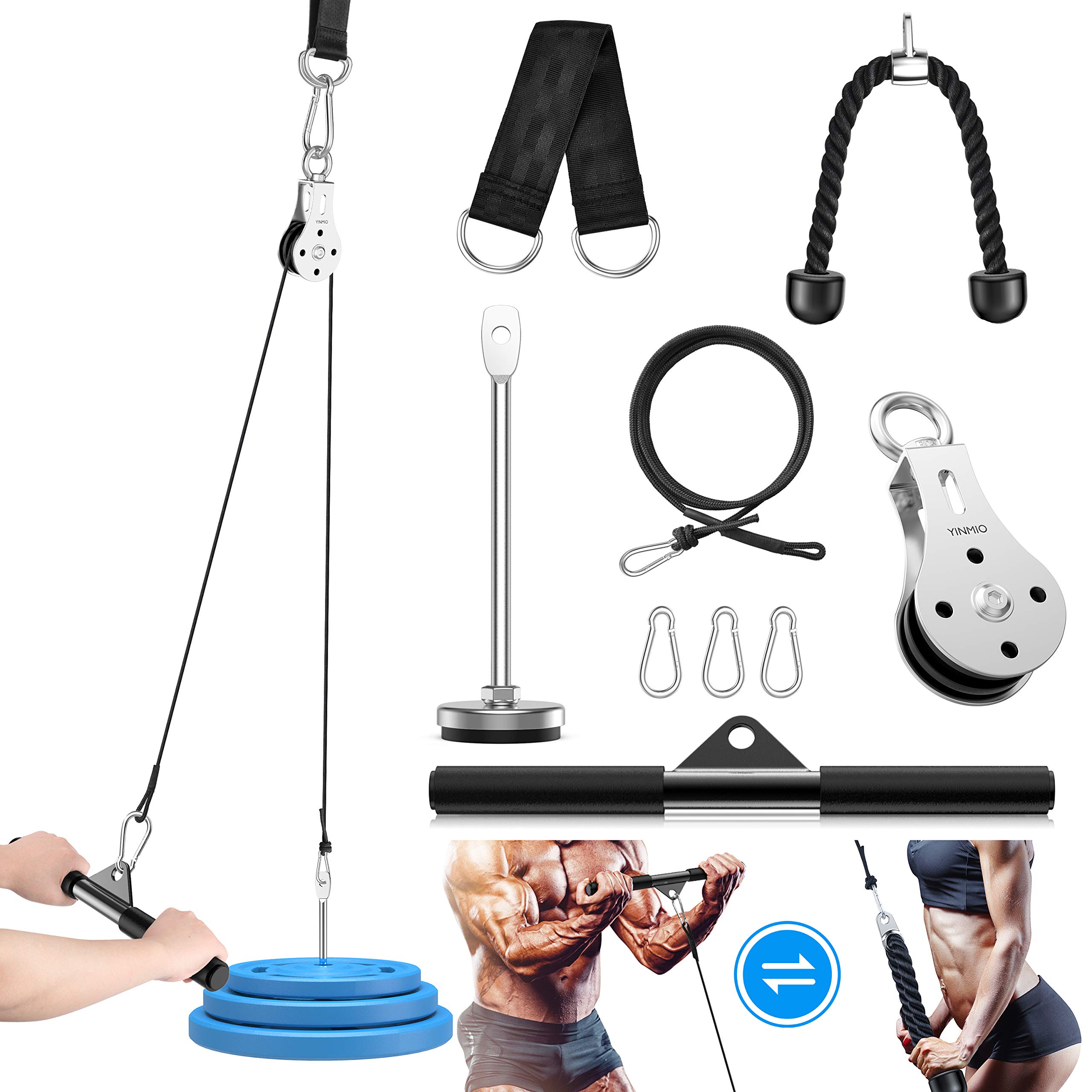 Buy Cable Pulley, Triceps Pulley System for Arm Strength Training ...