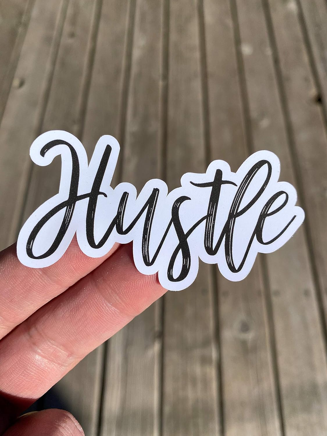 Amazon.com: Hustle Sticker, Laptop Sticker, Water Bottle Sticker, Phone ...