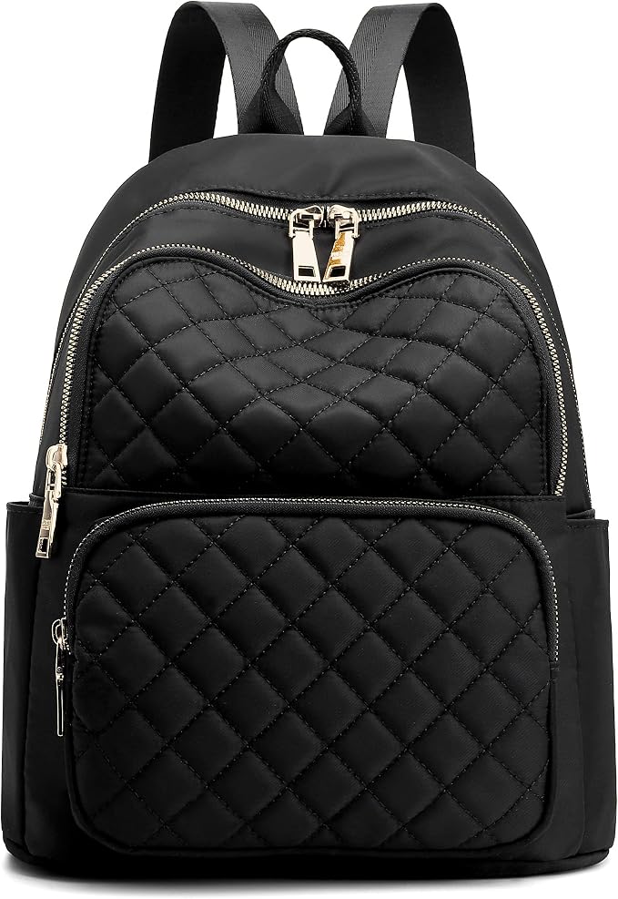 Backpack For Women Nylon Travel Backpack Purse Black Small School Bag Backpack For Women Nylon Travel Backpack Purse Black Small School Bag