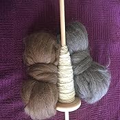 Hand Wool Spinning Starter kit - Includes Drop Spindle, Instructions ...