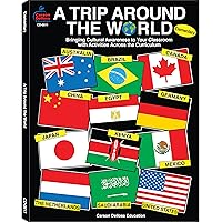 Amazon.com: Carson Dellosa Trip Around the World, Grades K - 5 Resource ...