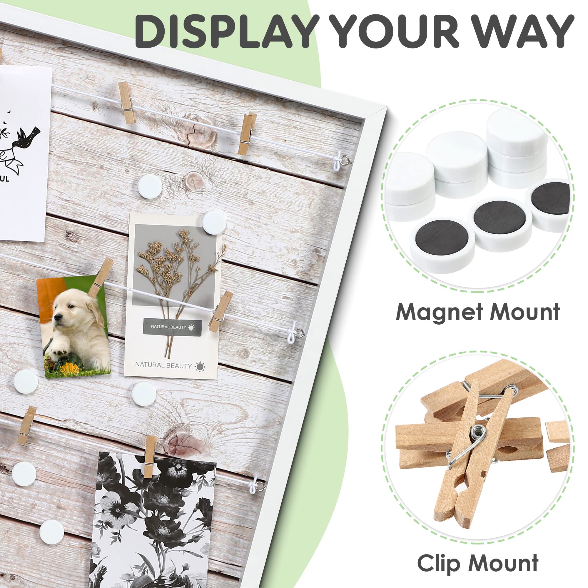 Mua Picture Frame Collages, Magnetic Picture Boards Display, 20” x 20 ...