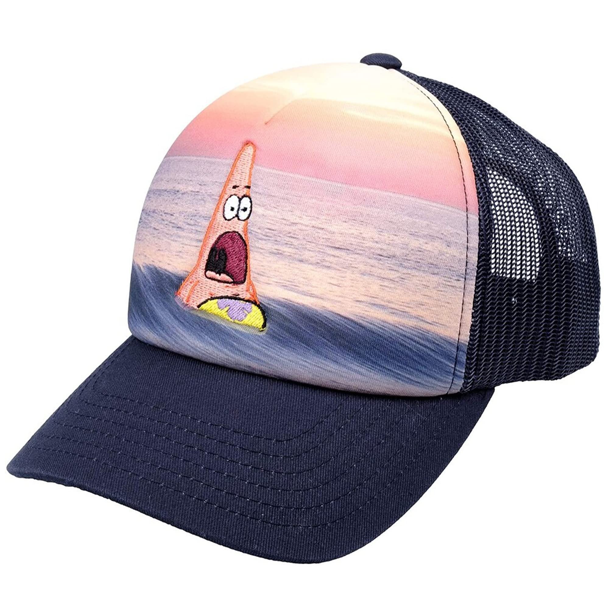 Mua Spongebob Squarepants Trucker Hat, Patrick Star Adjustable Snapback ...