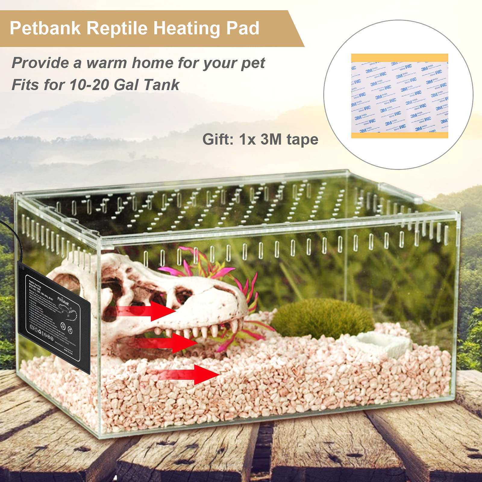 Mua Petbank Reptile Heating Pad - Seedling Heat Mat with Digital ...