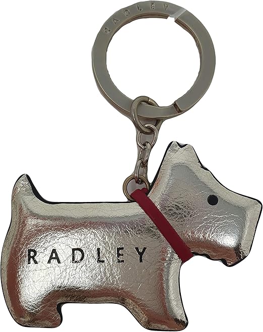 Radley 'Go Walkies' Key Ring in Pyrite Leather: Amazon.co.uk: Luggage
