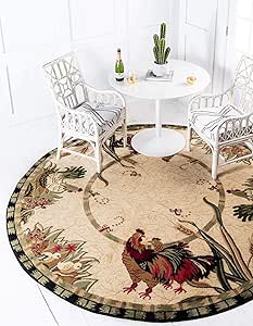 Amazon.com: Unique Loom Barnyard Collection French Country Inspired ...