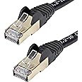 Amazon.com: StarTech.com 6ft CAT6a Ethernet Cable - 10 Gigabit Shielded Snagless RJ45 100W PoE ...