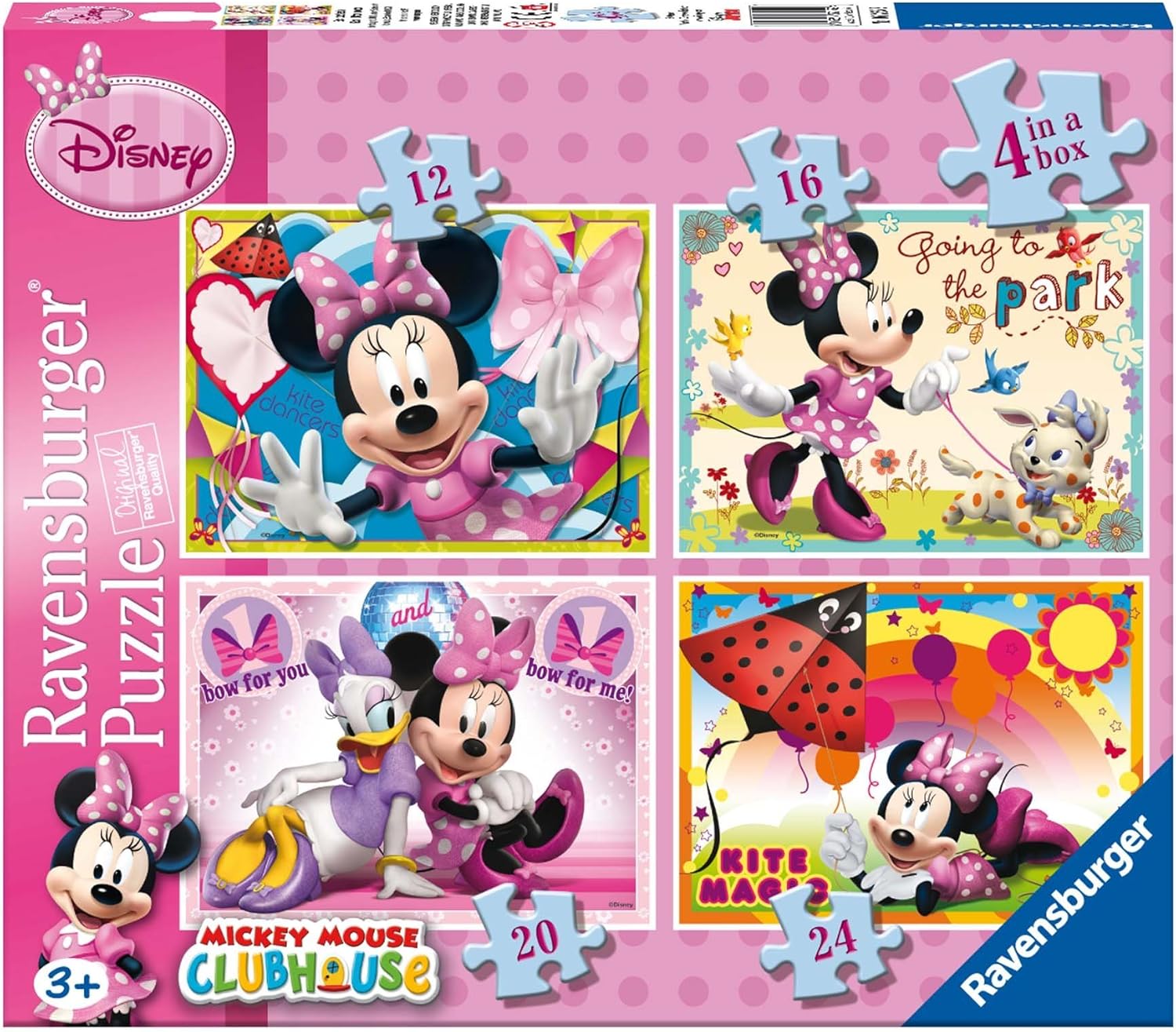 Ravensburger Disney Minnie Mouse Puzzles (Pack of 4): Amazon.co.uk ...