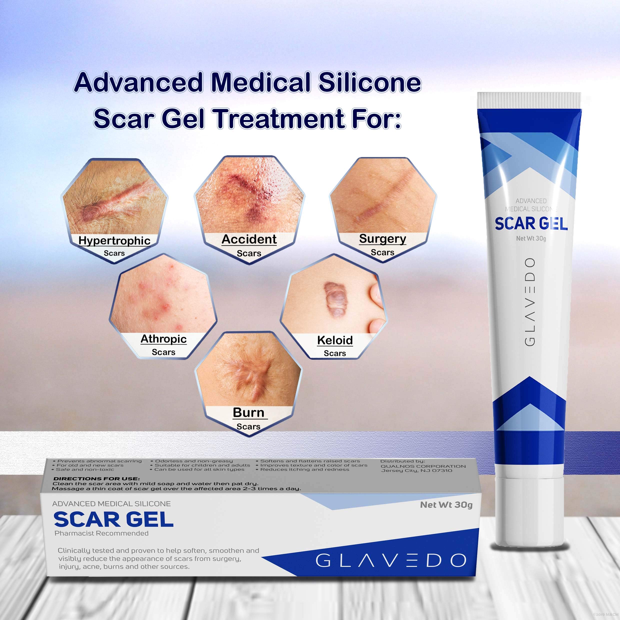 Mua Advanced Medical Silicone Scar Gel - Topical Gel for Scar Treatment ...