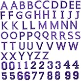 Amazon.com: TACVEL 72 Pieces Iron on Letters and Numbers Patches ...