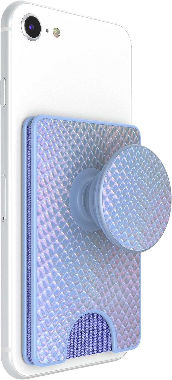 PopSockets PopWallet+ with Integrated Swappable PopTop – Iridescent ...