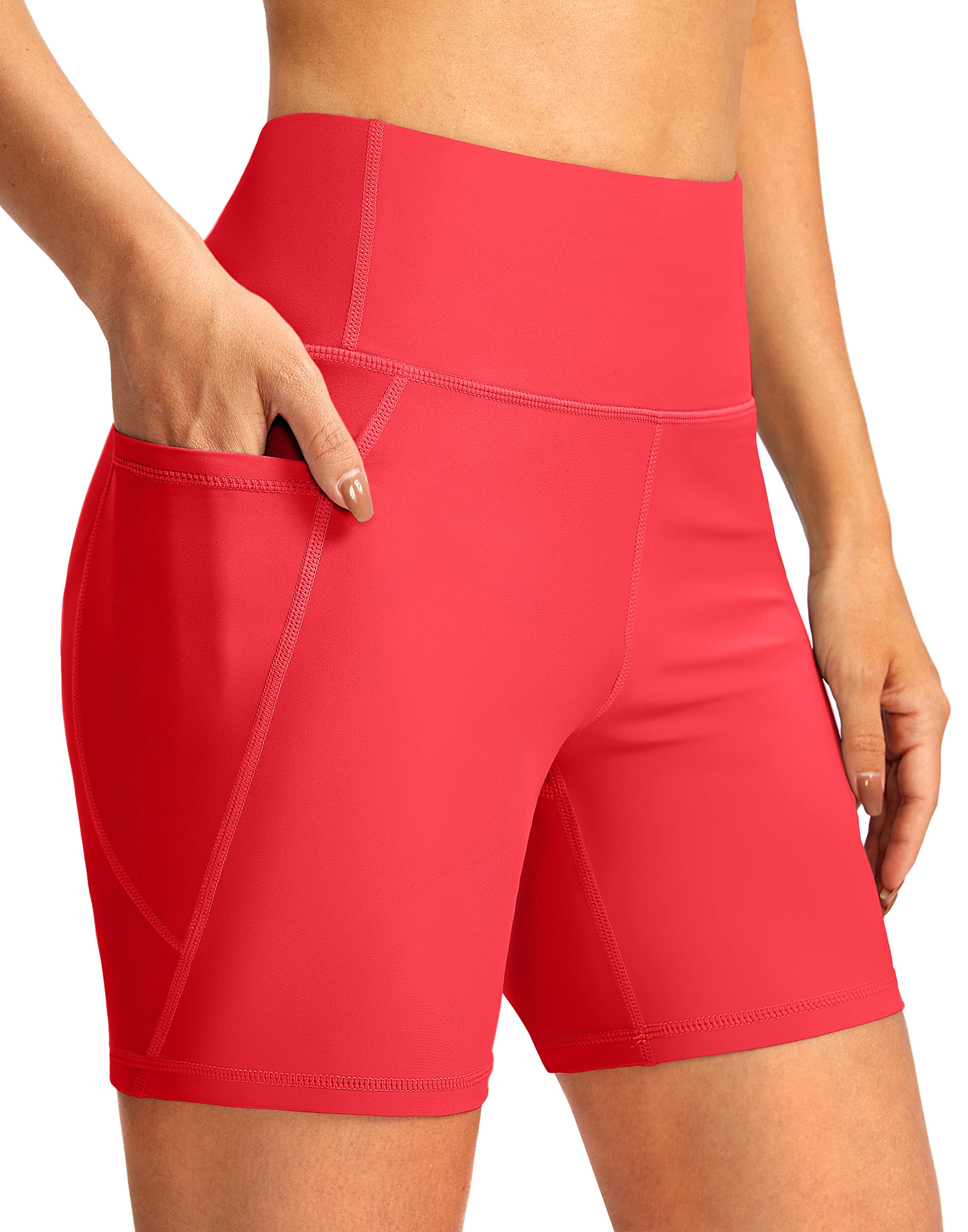 G Gradual Women's 6" High Waisted Swim Board Shorts Tummy Control Quick ...