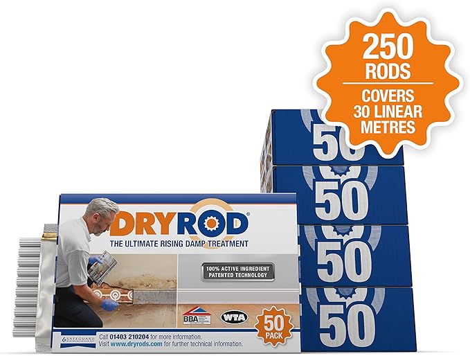 Dryrod Damp Proofing Rods (50 Pack x5) - Next Generation Rising Damp ...