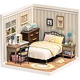 Amazon.com: Rolife DIY Miniature Plastic House Building Set Toys ...